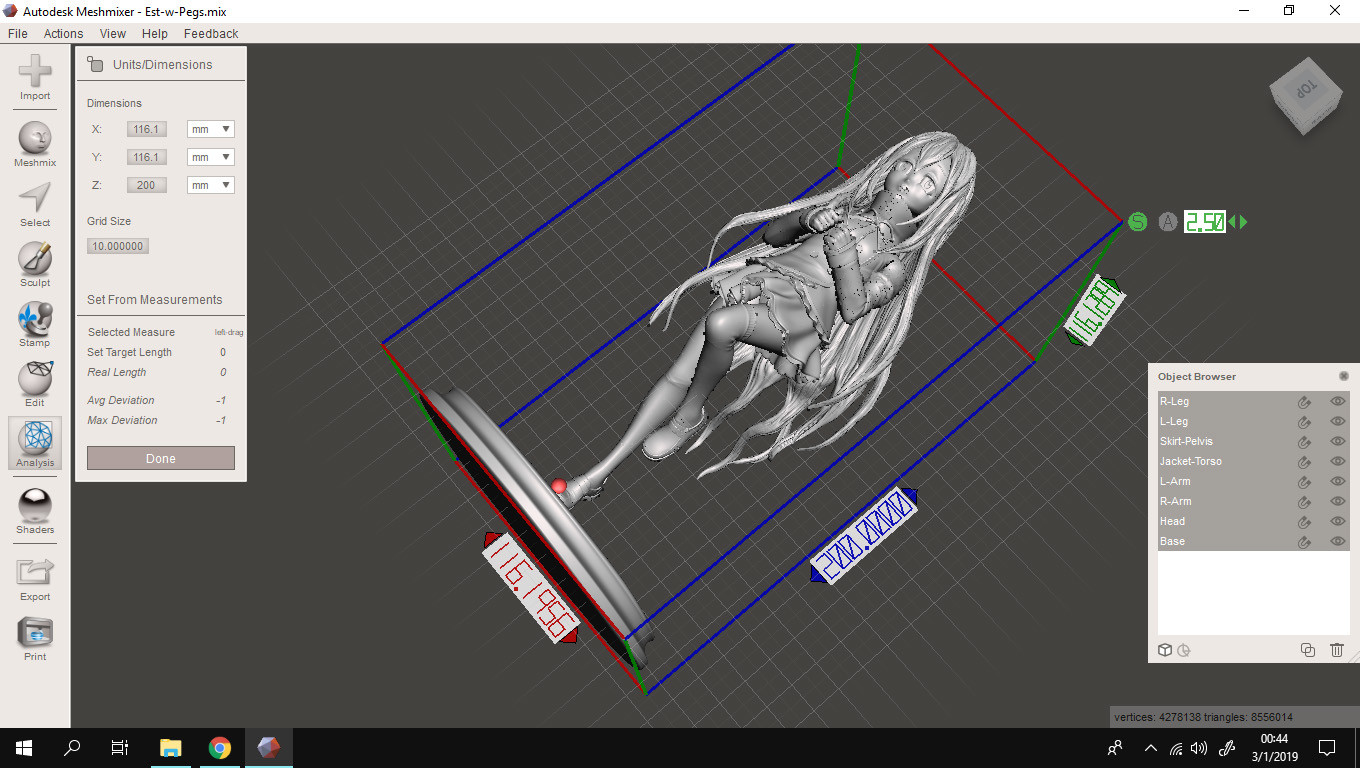 ArtStation - Est 3D Printable Figure Serei Tsukai No Blade Dance | Game ...