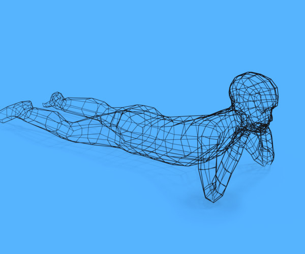 ArtStation - Low Poly Kid Laying Down | Resources