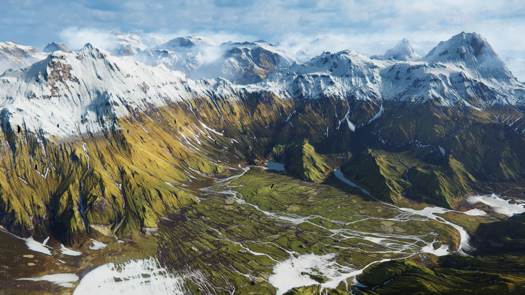 ArtStation - Mountain River Valley Environment - Unity 2017+ Project ...