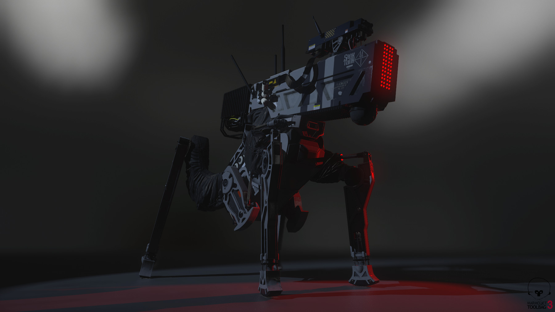 ArtStation - Keloid - Mecha Robotic War Unit | Game Assets