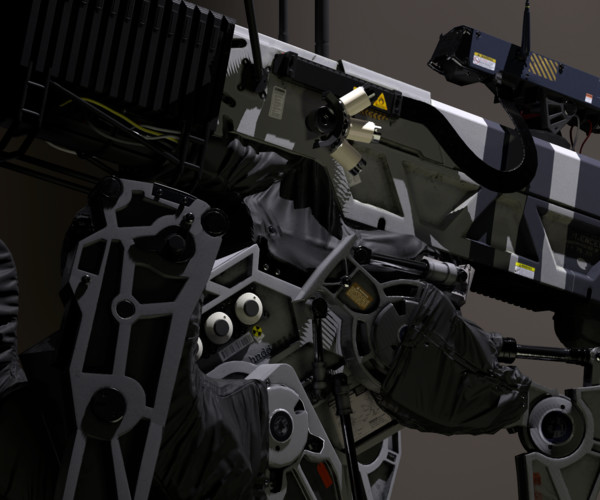 ArtStation - Keloid - Mecha Robotic War Unit | Game Assets