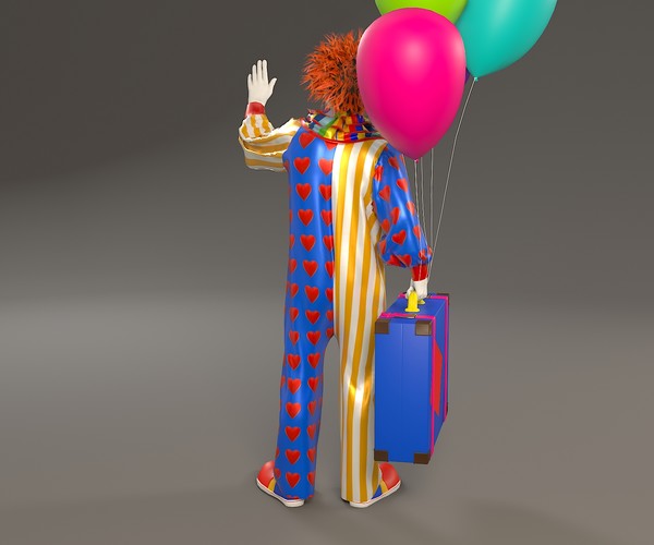 ArtStation - Clown Male ACC 2130 002 3D model | Resources