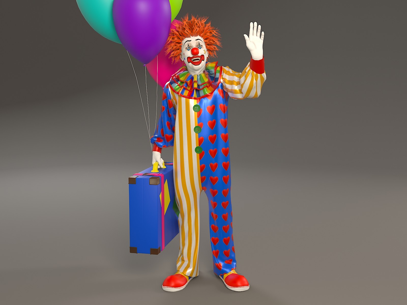 ArtStation - Clown Male ACC 2130 002 3D model | Resources