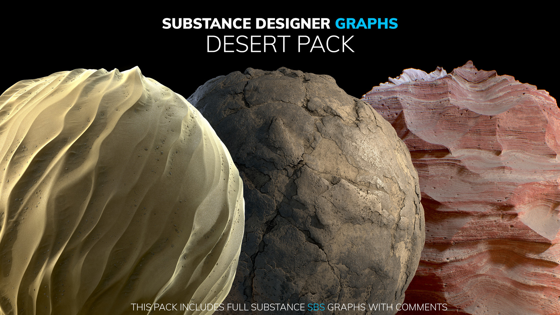 ArtStation - Substance Designer Graphs | Desert Pack | Resources
