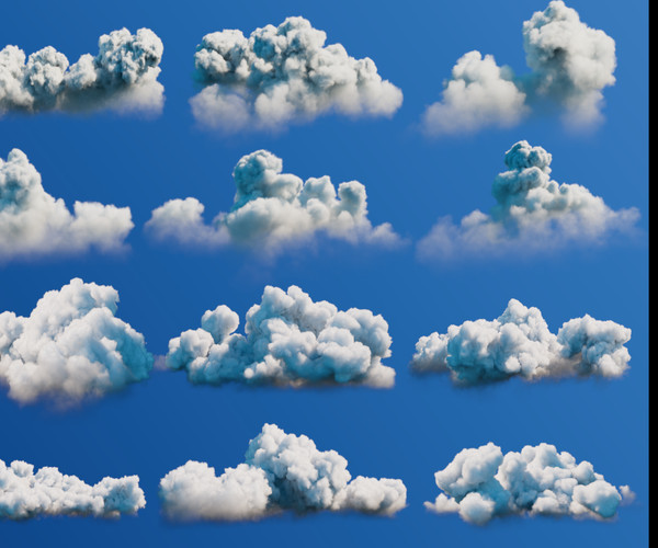 ArtStation - VDB Clouds MEGA BUNDLE 3 in 1 | Resources