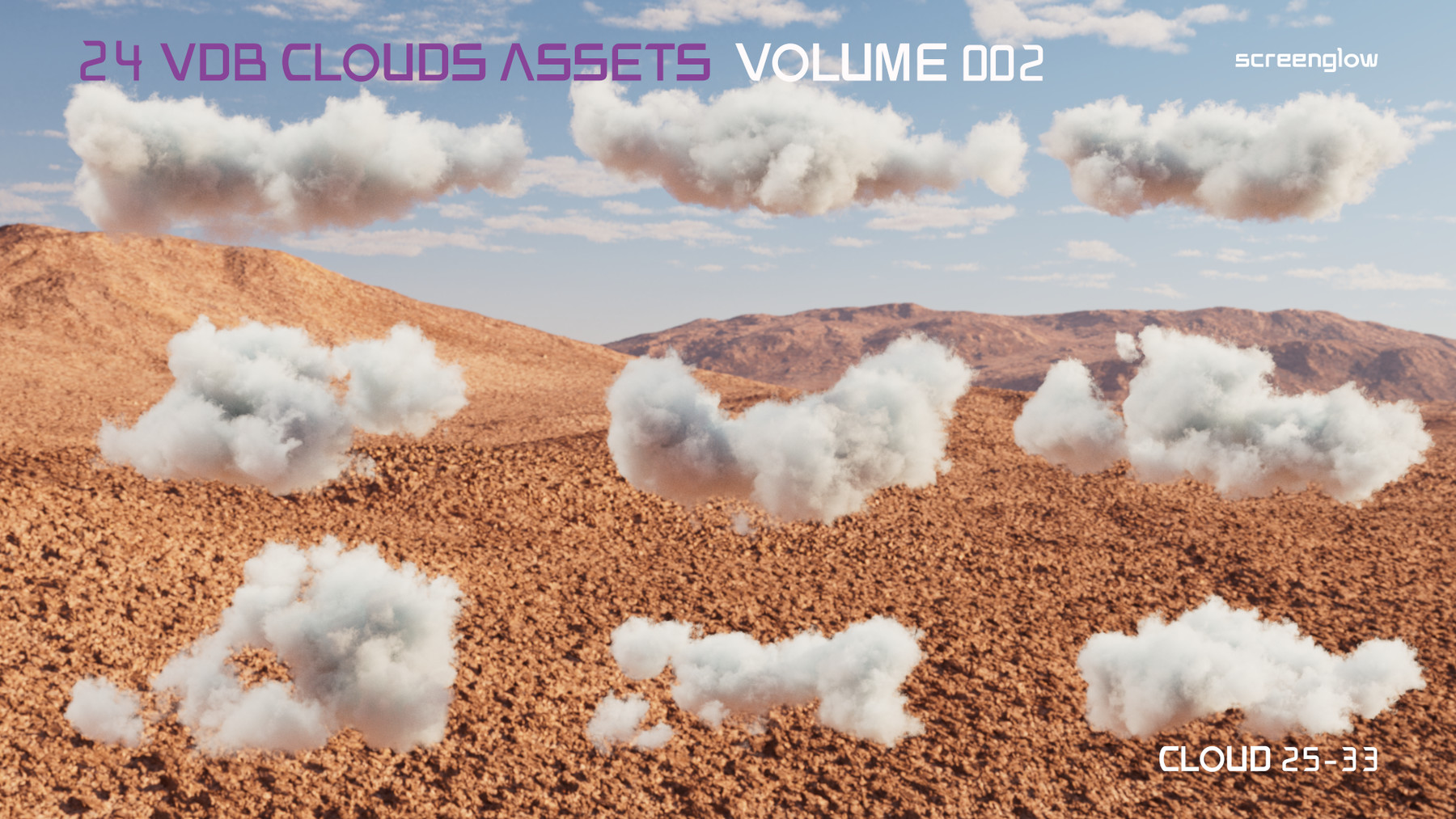 ArtStation - VDB Clouds MEGA BUNDLE 3 in 1 | Resources