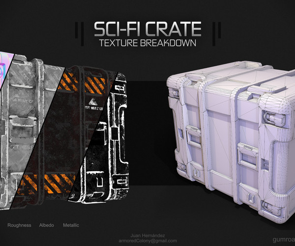 ArtStation - Model and Texture A Game Asset - Full Process | Tutorials