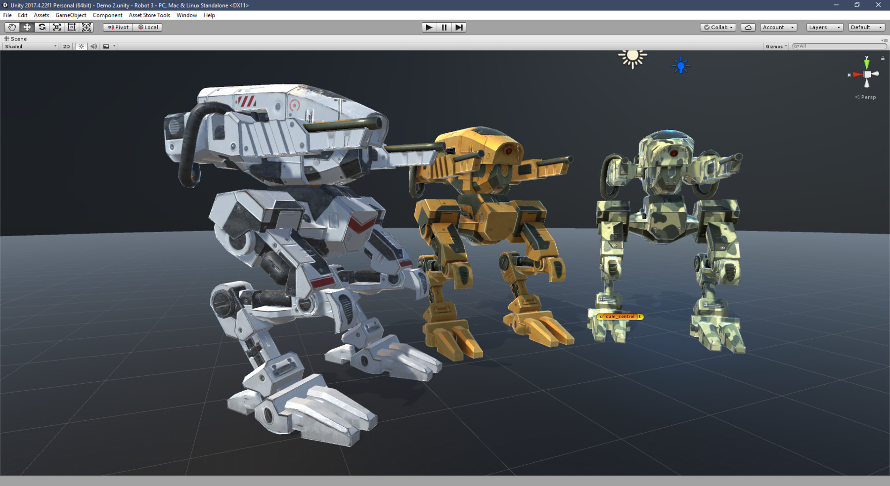 ArtStation - Robot 3 - Low-poly 3D model | Game Assets