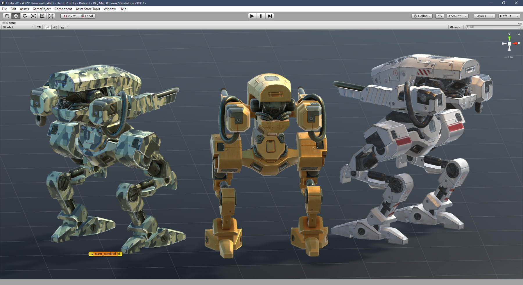 ArtStation - Robot 3 - Low-poly 3D model | Game Assets