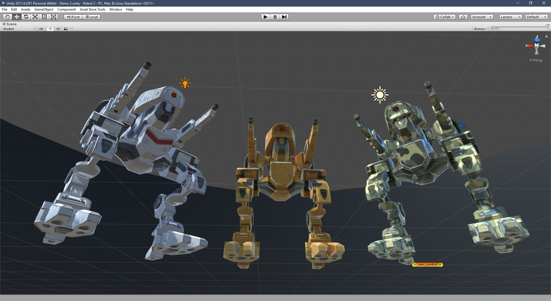 ArtStation - Robot 3 - Low-poly 3D model | Game Assets