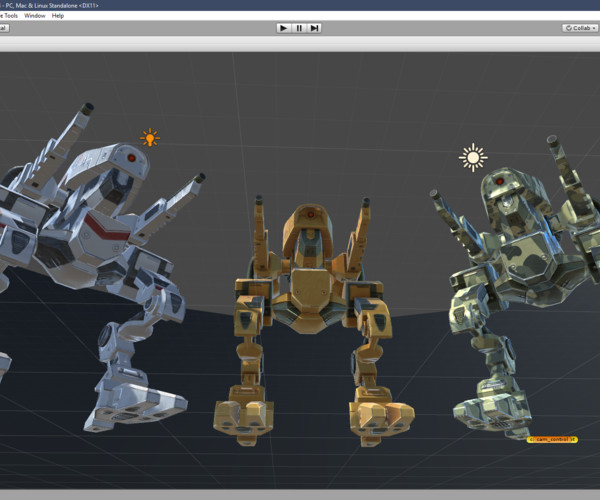 ArtStation - Robot 3 - Low-poly 3D model | Game Assets