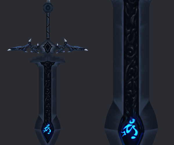 ArtStation - 2D Dark Fantasy Swords | Game Assets
