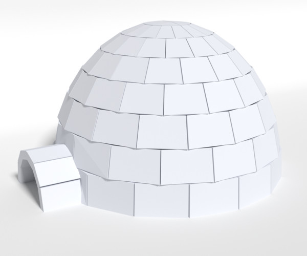 ArtStation - Low Poly Cartoon Igloo | Resources