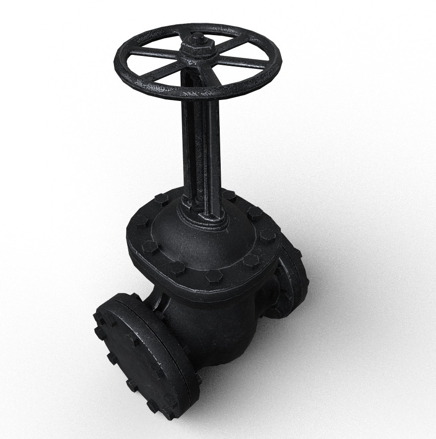 ArtStation - Big pipe check valve | Resources