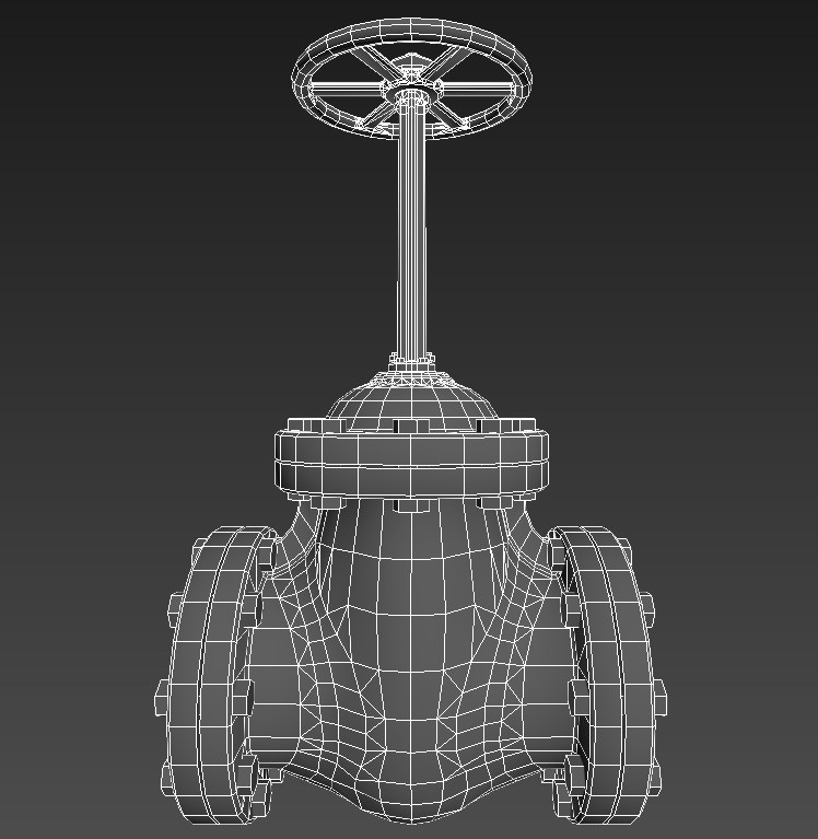 ArtStation - Big pipe check valve | Resources