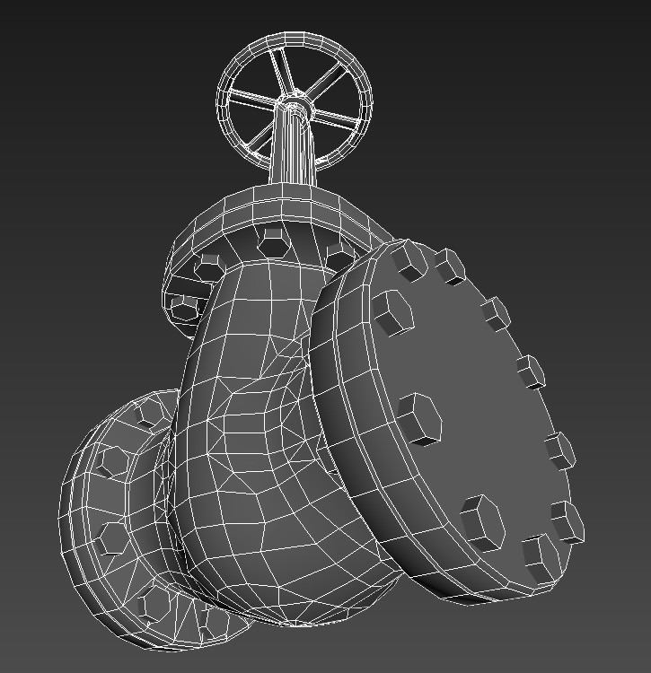 ArtStation - Big pipe check valve | Resources