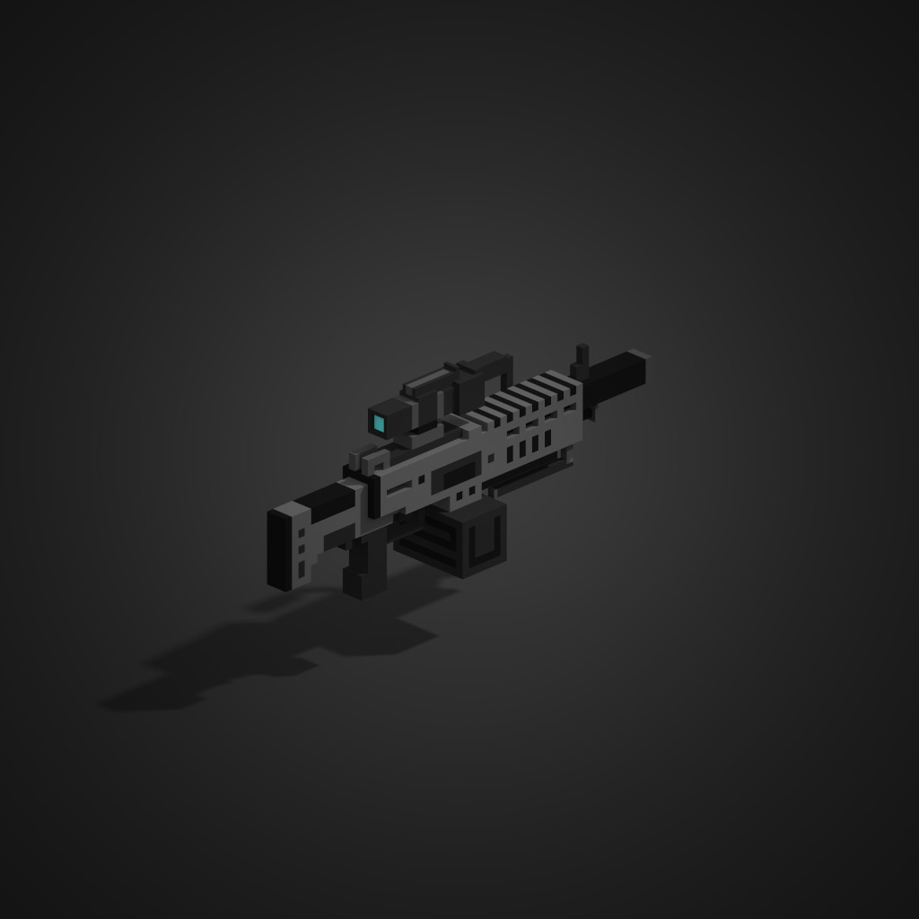 ArtStation - M249 light machine gun | Game Assets