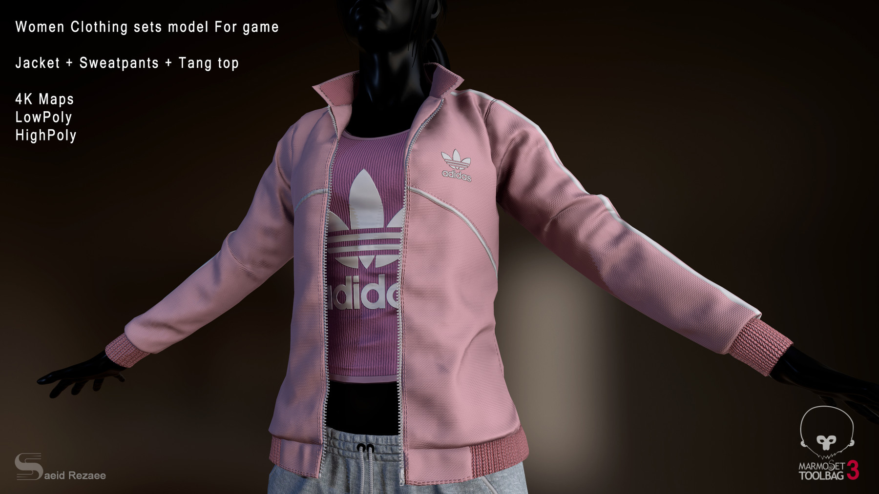 ArtStation - Clothing sets model For game | Resources