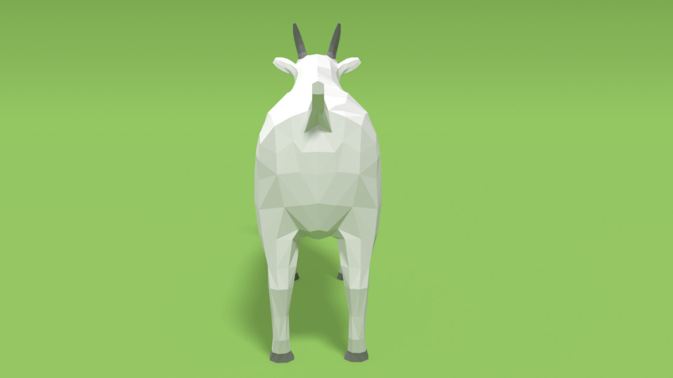 ArtStation - Low Poly Cartoon Goat | Resources