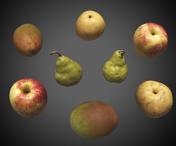 ArtStation - 3D Fruit Scans | Game Assets