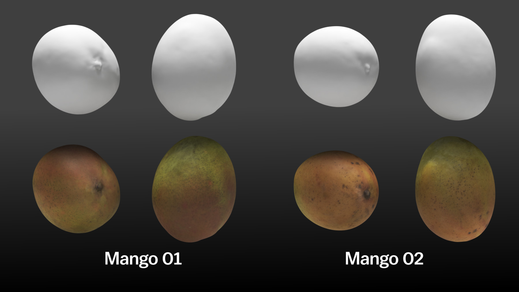 ArtStation - 3D Fruit Scans | Game Assets