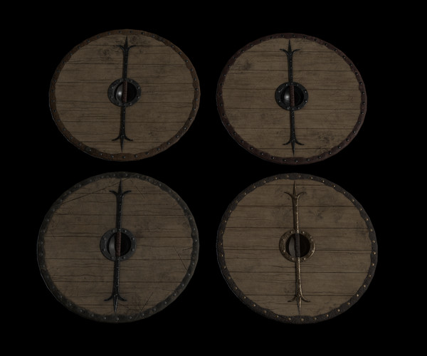 ArtStation - Realistic Viking Weapons and Shields Bundle | Game Assets