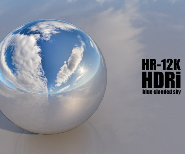 ArtStation - SKYDOME HDR 360° PANORAMA - blue clouded sky | Resources