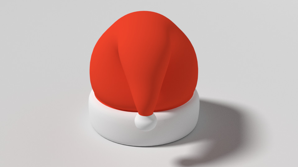 ArtStation - Cartoon Santa Claus Hat | Resources