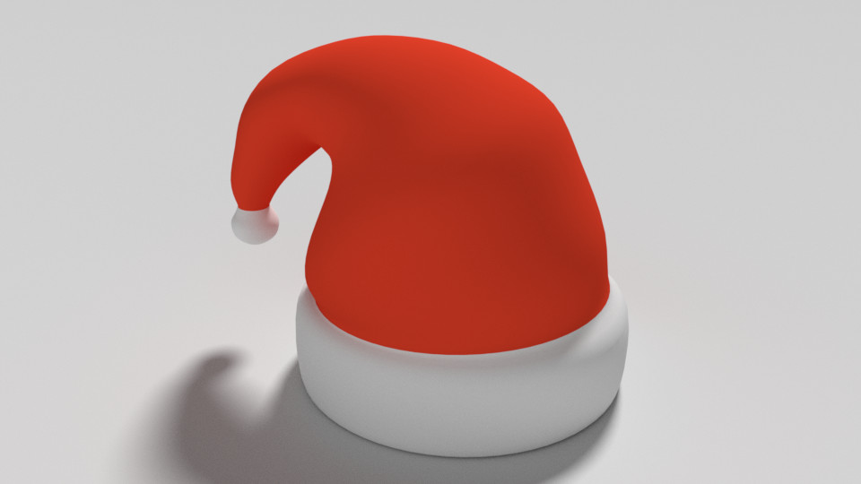 ArtStation - Cartoon Santa Claus Hat | Resources