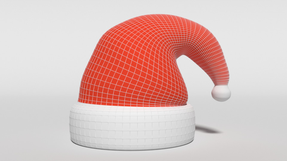 ArtStation - Cartoon Santa Claus Hat | Resources