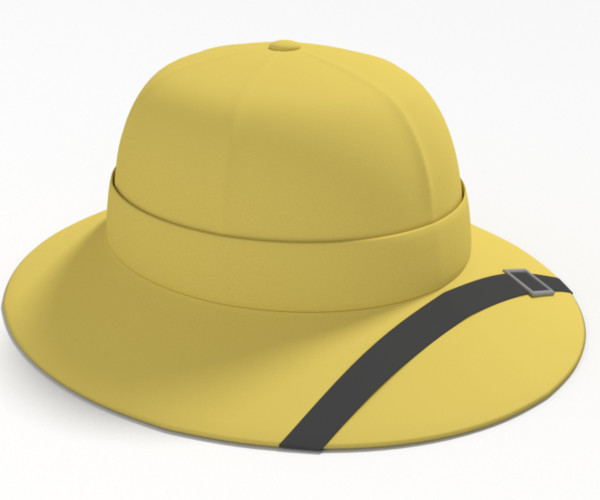 ArtStation - Cartoon Adventure Safari Hat | Resources