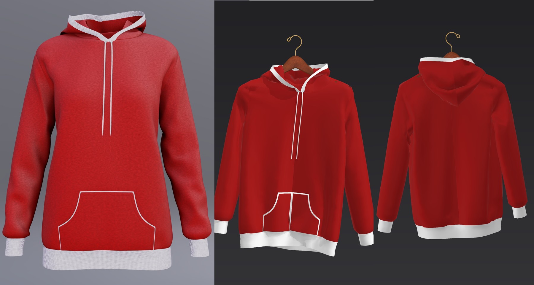 ArtStation - Sweatshirt hoodie 3D Model | Resources