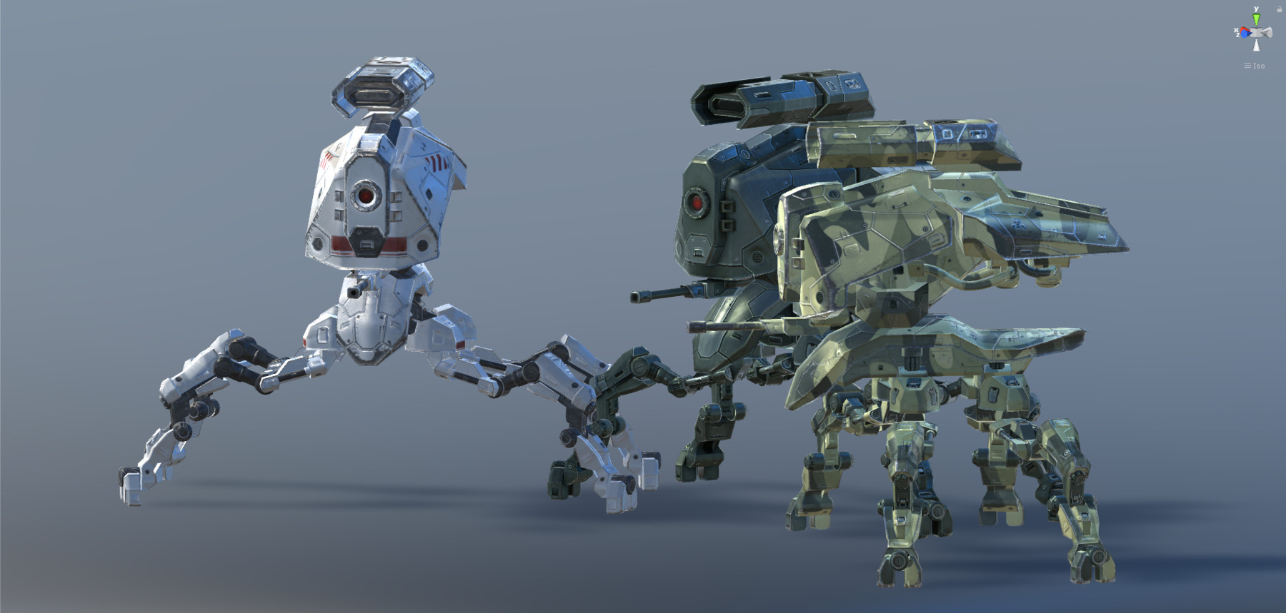 ArtStation - Robot 2 - Low-poly 3D model | Game Assets