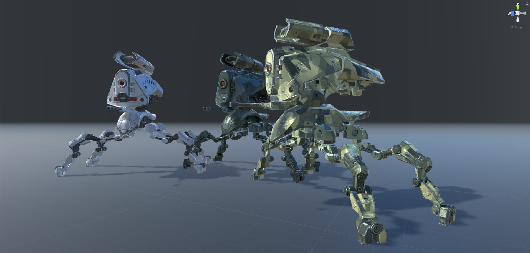 ArtStation - Robot 2 - Low-poly 3D model | Game Assets