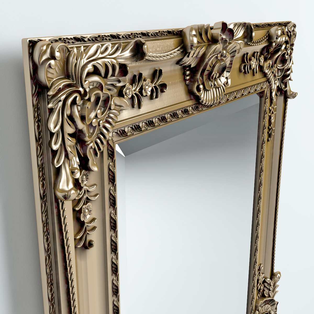 ArtStation - Mirror in classic frame | Resources