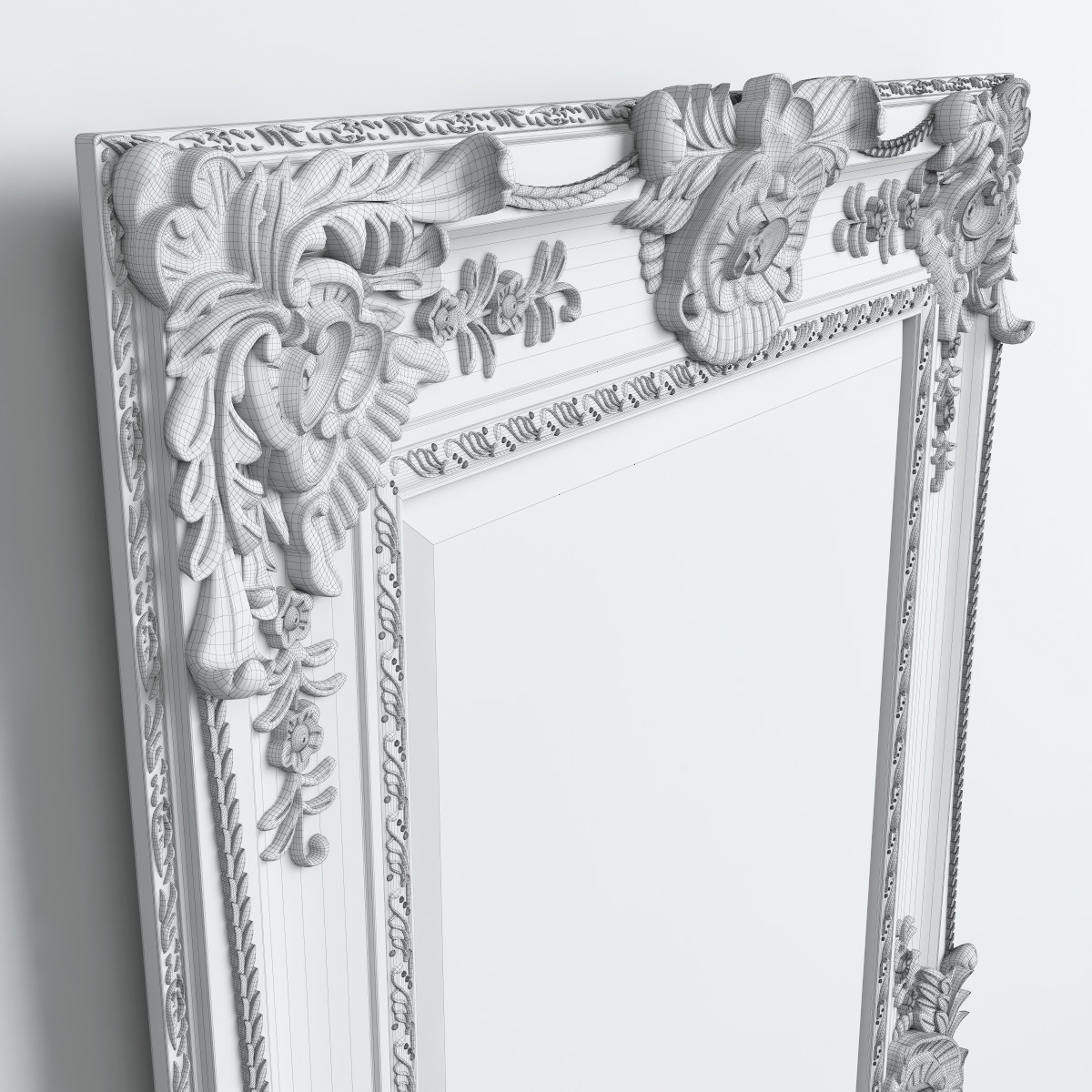 ArtStation - Mirror in classic frame | Resources