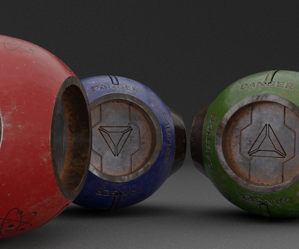 ArtStation - Sci fi Sphere 3D model | Resources