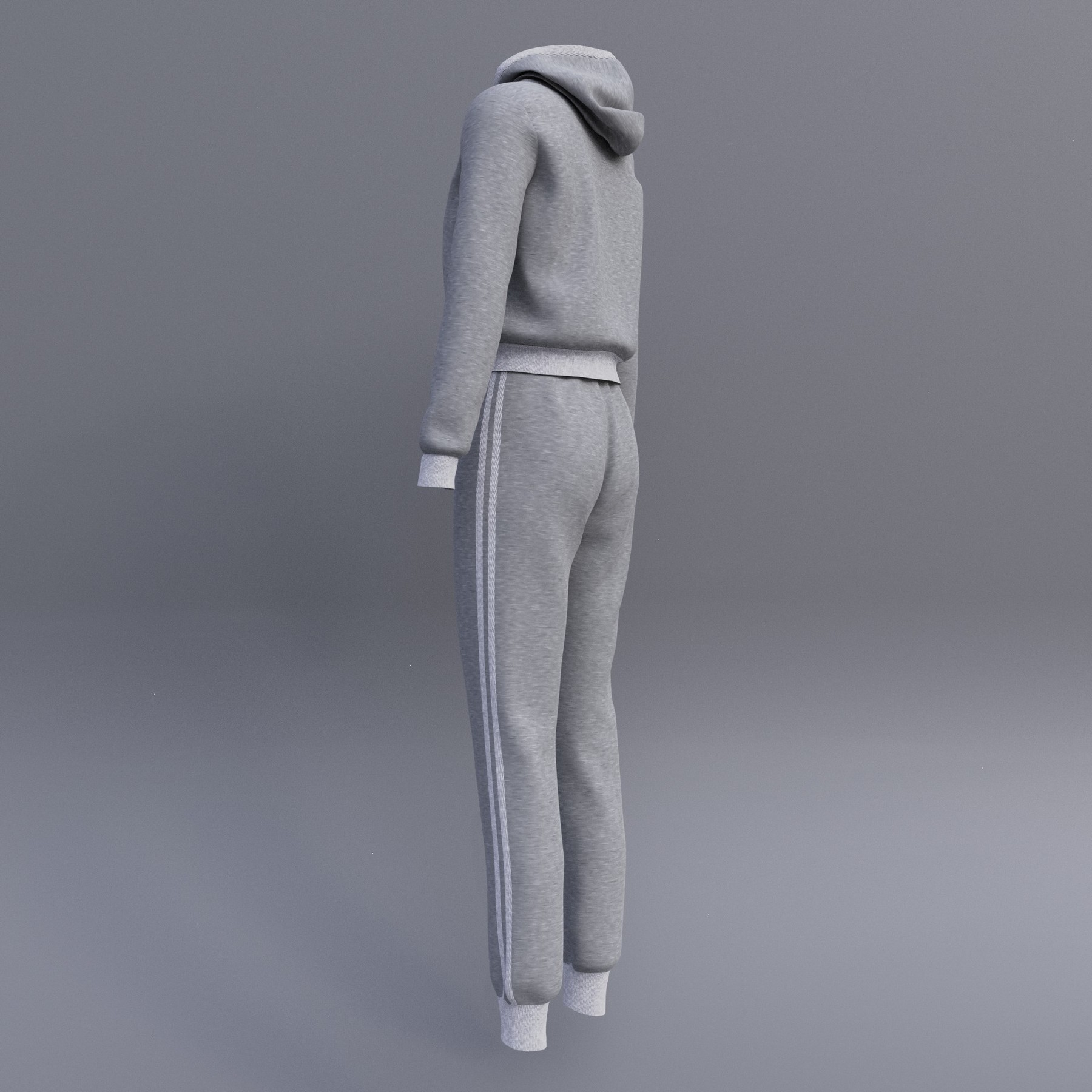 ArtStation - 3D female joggers - Sweatshirt and Sweatpants | Resources