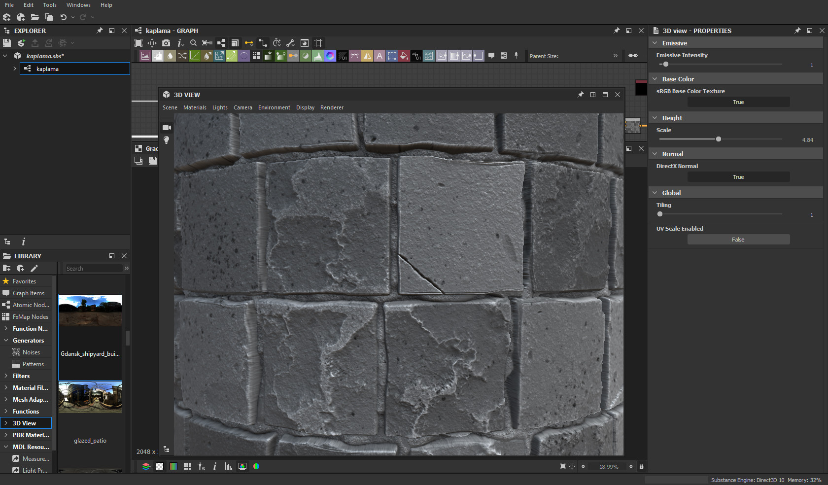 ArtStation - Tile Stone Material - Substance Designer | Resources