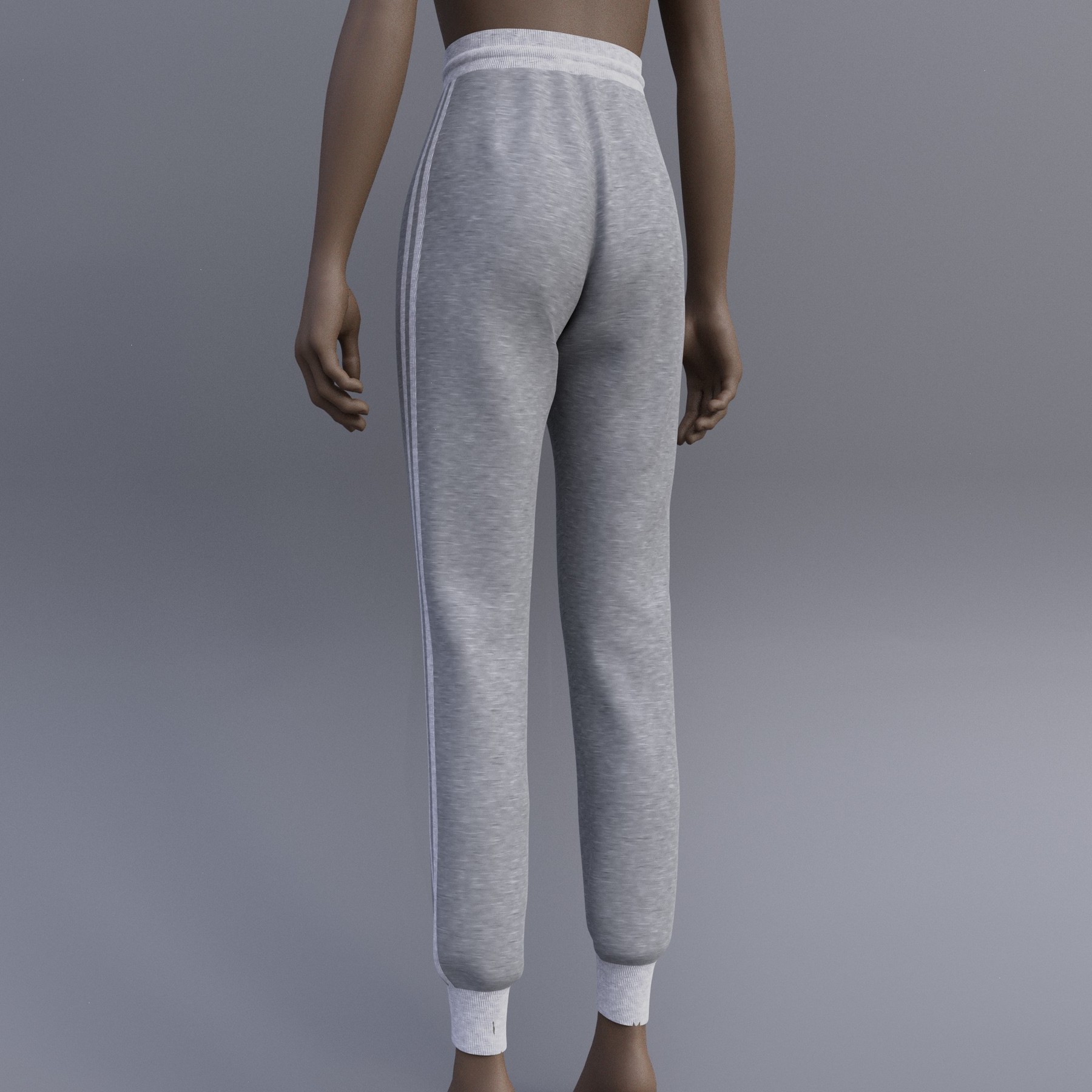 ArtStation - 3D Grey Sweatpants -female joggers | Resources