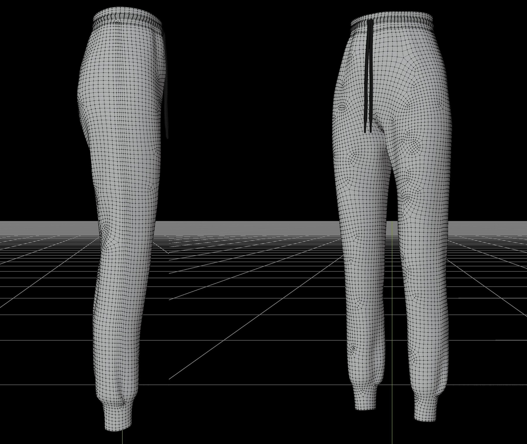 ArtStation - 3D Grey Sweatpants -female joggers | Resources