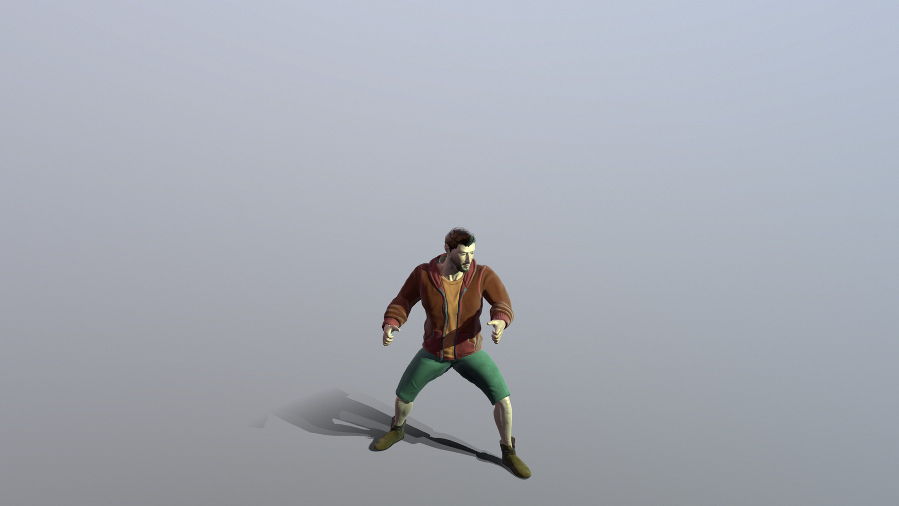 ArtStation - Human rig and animation Game ready model | Game Assets