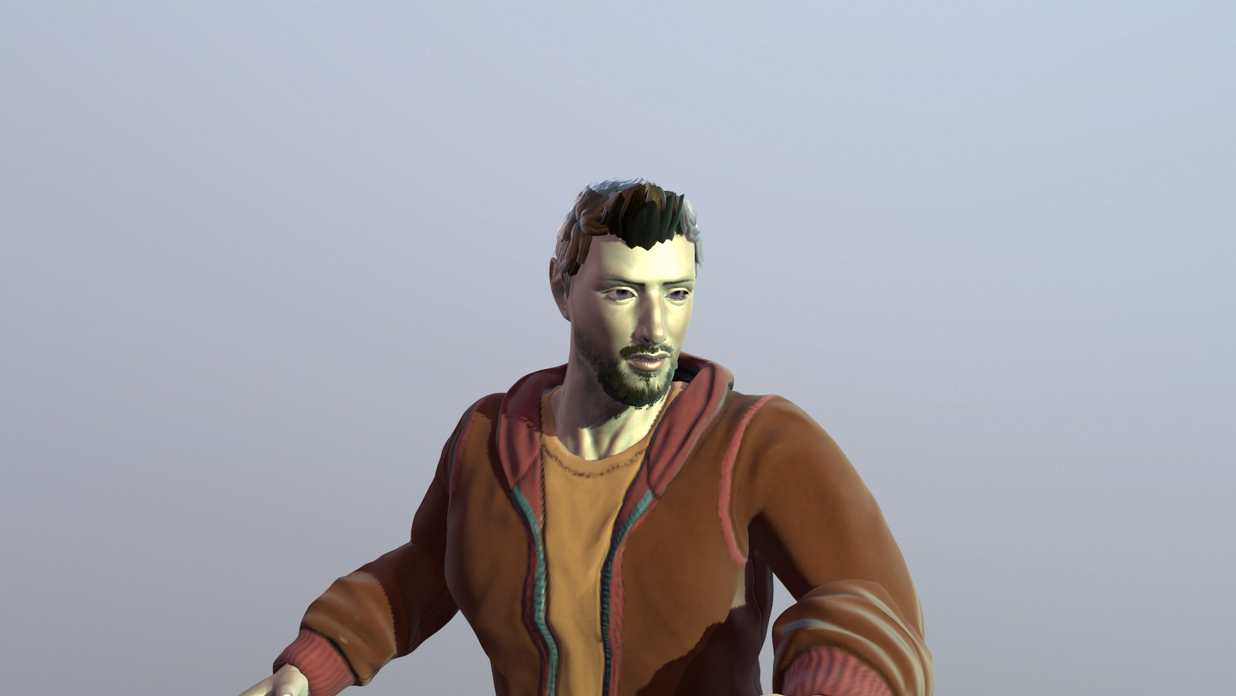 ArtStation - Human rig and animation Game ready model | Game Assets