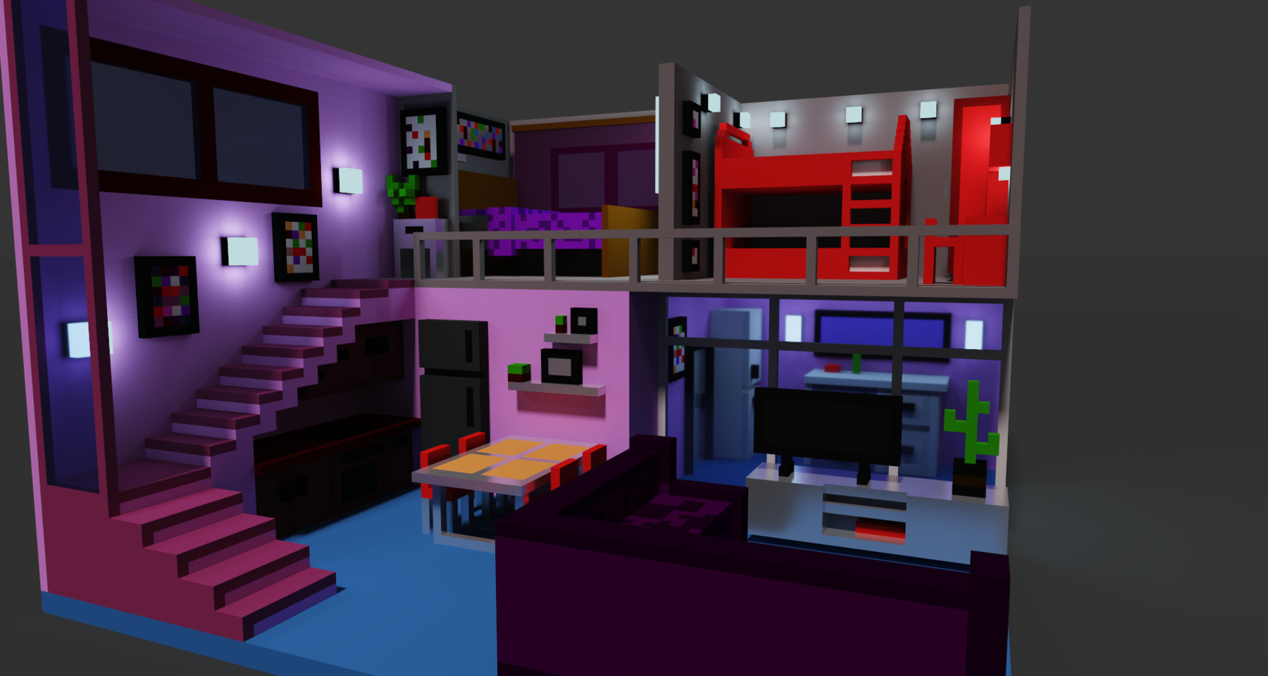 ArtStation - house_voxel | Resources