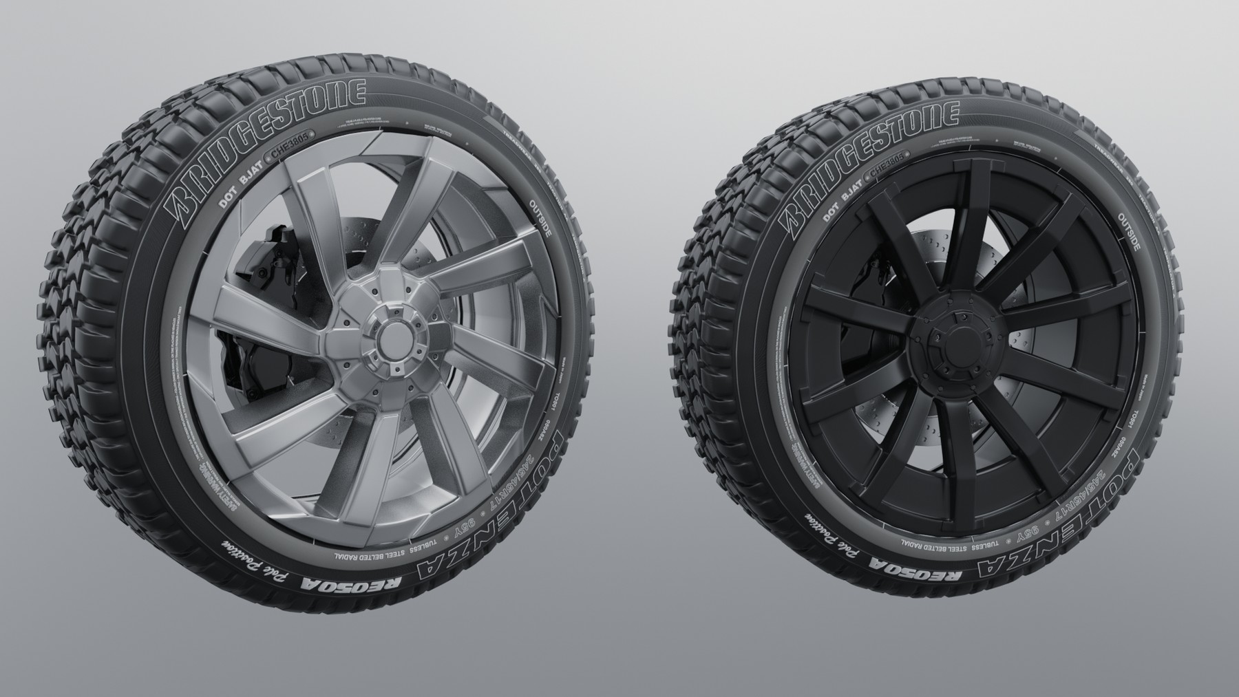 ArtStation - Modern sport car lowpoly 3d rims | Game Assets