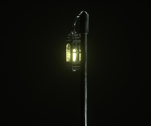 ArtStation - street lamp concept art 3D model | Resources