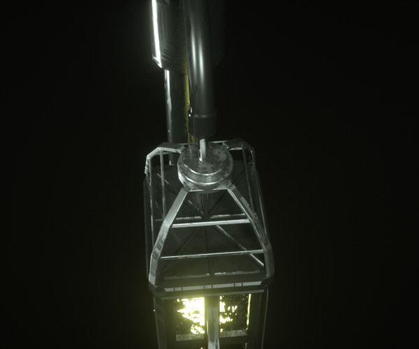 ArtStation - street lamp concept art 3D model | Resources