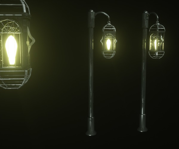 ArtStation - street lamp concept art 3D model | Resources