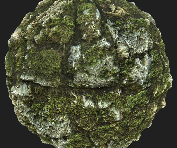ArtStation - Mossy Stones Material Pack | Game Assets