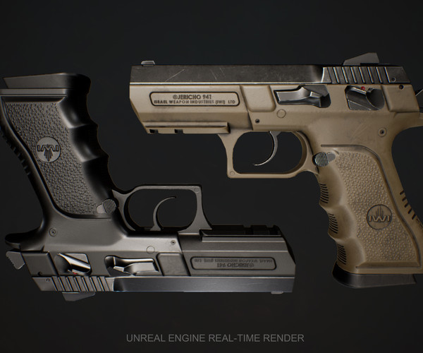 ArtStation - IWI Jericho 941 PSL | Game Assets